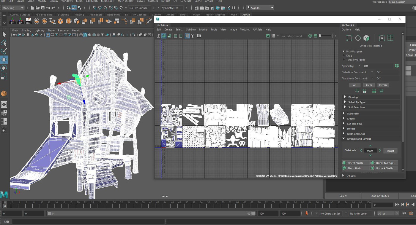 使用Maya和3ds Max创作一座秋天的房子-Maya使用教程「瑞云渲染」