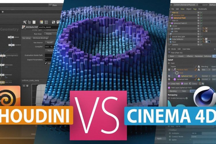 Houdini vs Cinema 4D，哪个效果更好-推荐阅读「瑞云渲染」